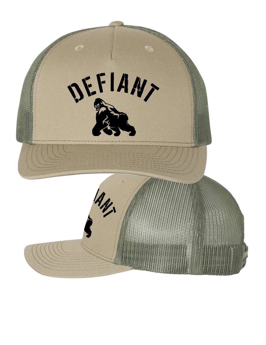 DEFIANT SILVERBACK 5 PANEL SNAPBACK TRUCKER HAT – Defiant Athletic Co