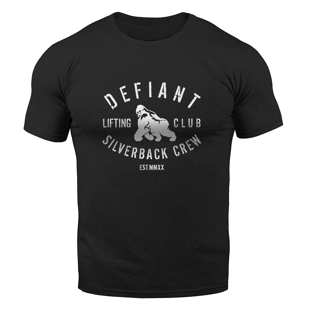 DEFIANT SILVERBACK CREW LIFTING CLUB - sizes to 4xl – Defiant Athletic Co