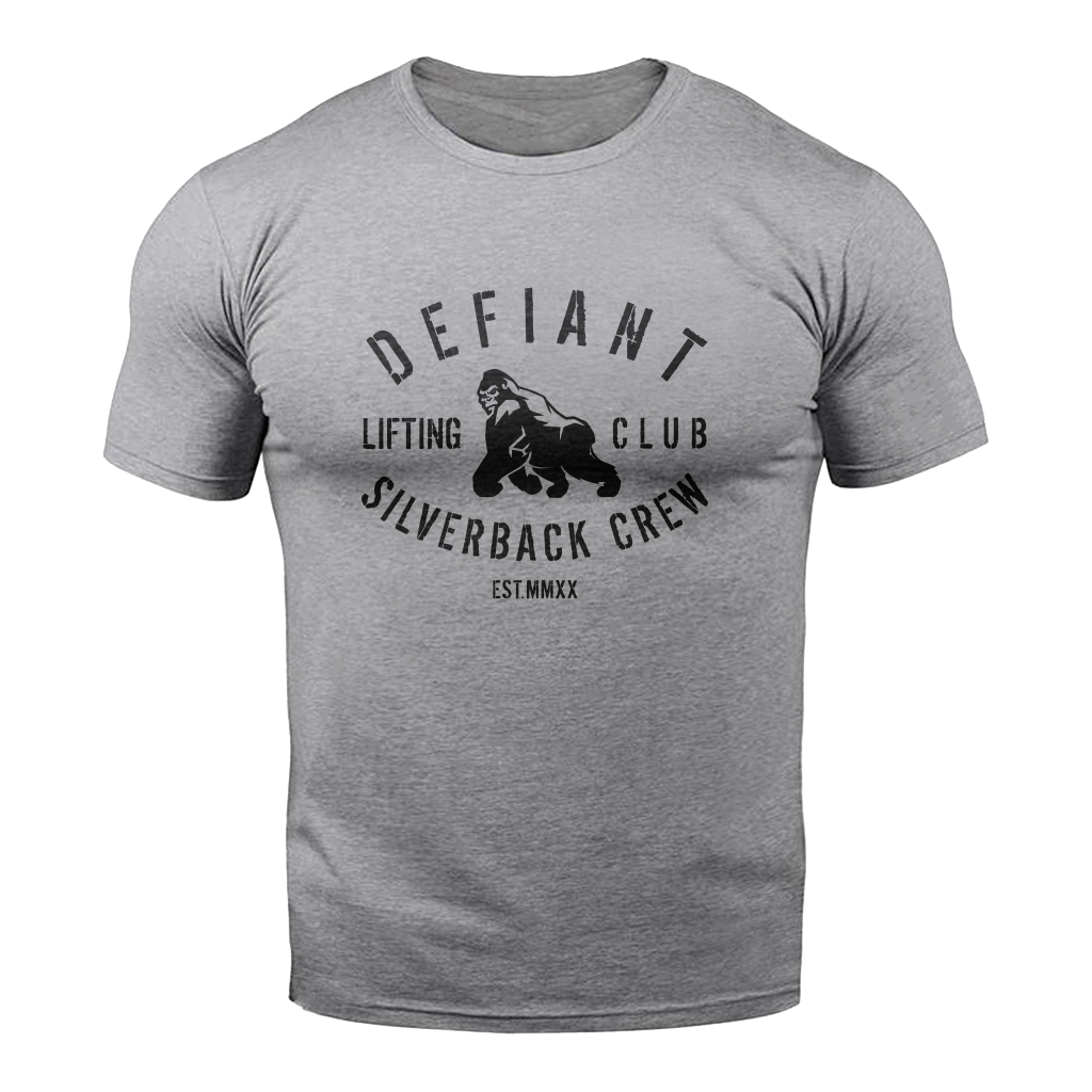 DEFIANT SILVERBACK CREW LIFTING CLUB - sizes Sm to 4xl – Defiant ...